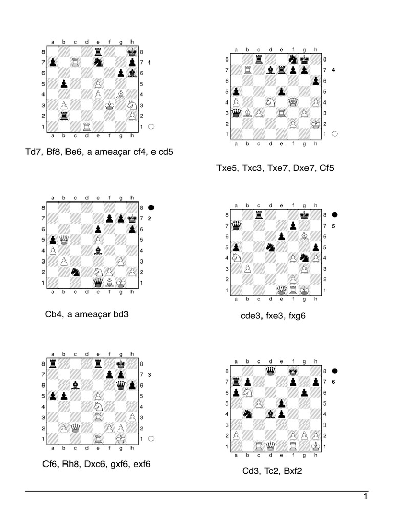 Chess Game Moves and Strategies | PDF