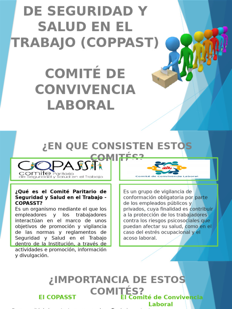 Comites Copasst y Convivencia Laboral | PDF | Valores | Business