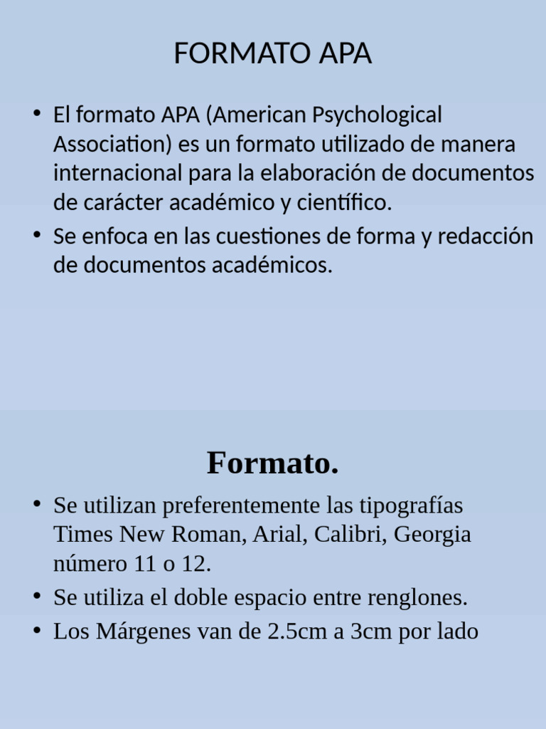 8.-Formato Apa | PDF | Sumario abstracto) | Estilo apa