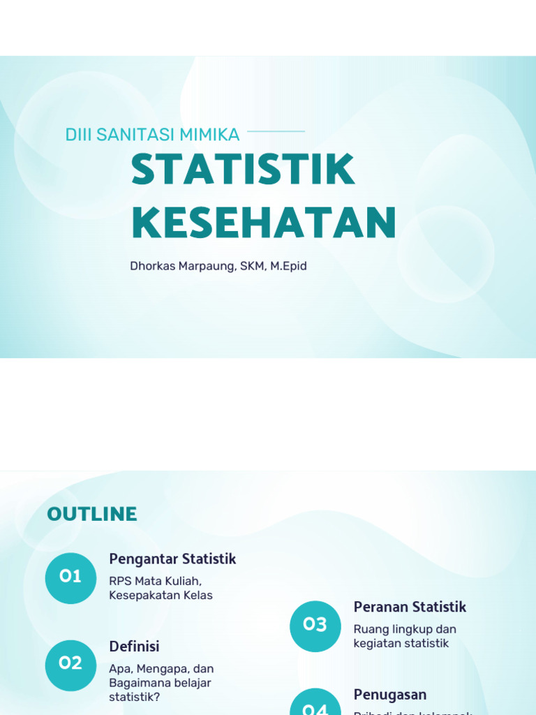 Definisi Dan Peranan Statistik | PDF