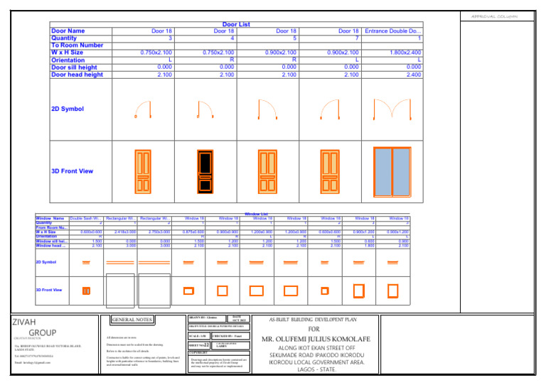 22 Windows and Doors Details | PDF | Window | Buildings And Structures