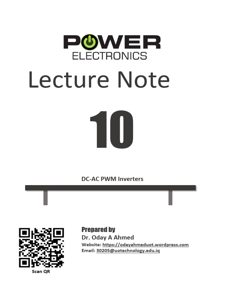 DC-AC PWM Inverters Overview | PDF | Power Inverter | Electrical Components
