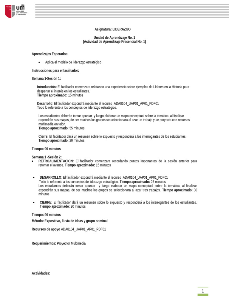 Ada8104 Uap01 Ap01 | PDF | Modificación de comportamiento | Ciencia cognitiva