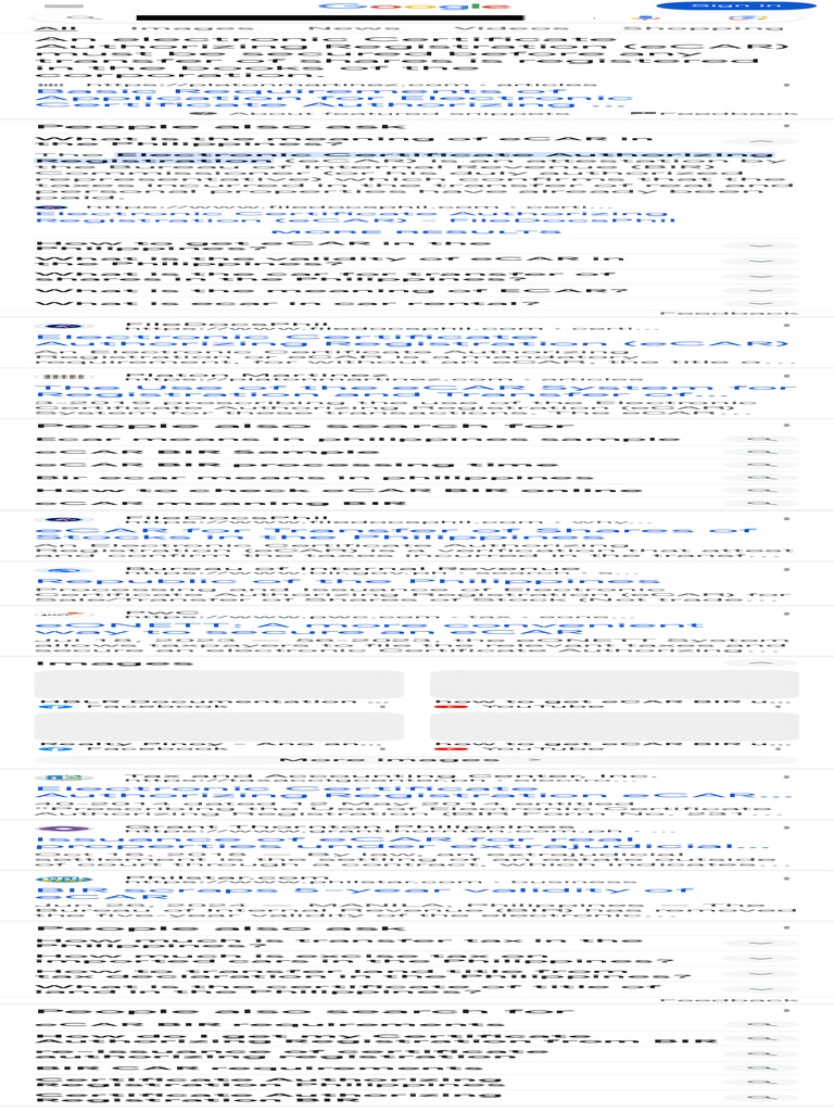 ECAR Means in Philippines - Google Search | PDF | Taxes | Government ...