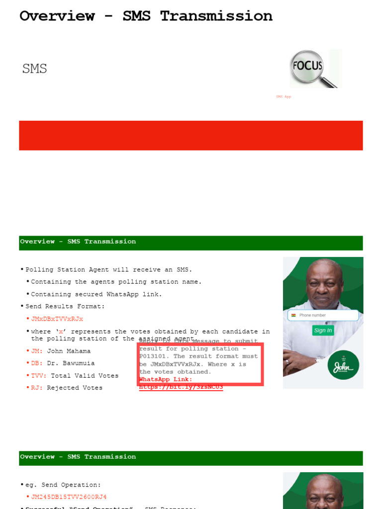 NDC-TRAINING SMSVersion PollingStation | PDF