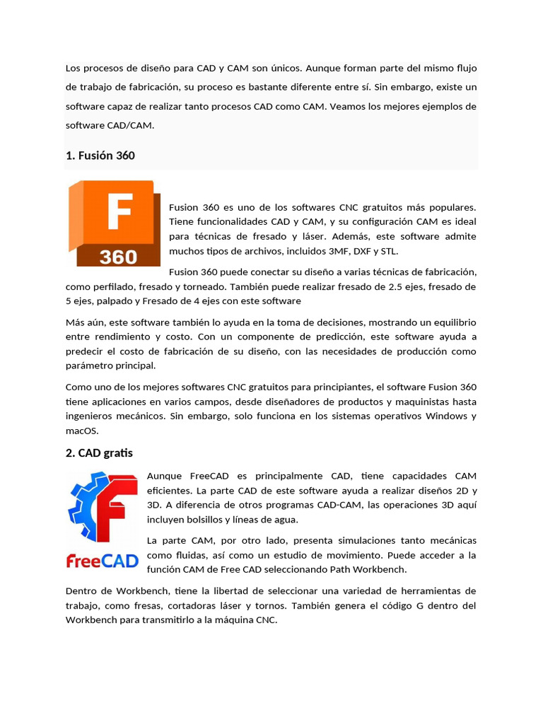 Software 1 | PDF | Software | Control numerico