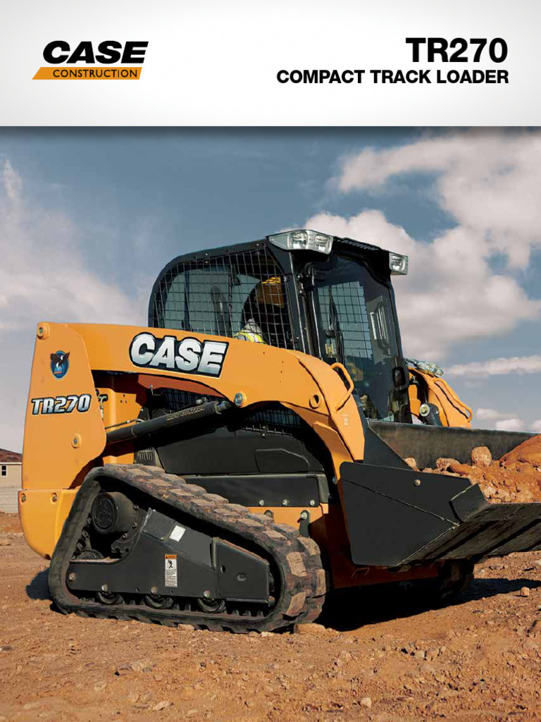 SPECS Compact-Track-Loader-TR270-201408 | PDF | Loader (Equipment ...