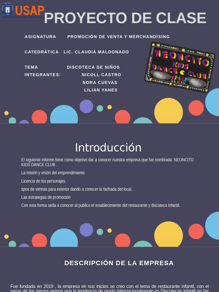 PROYECTO DE CLASE Informe Neon11 | PDF | Marketing | Business