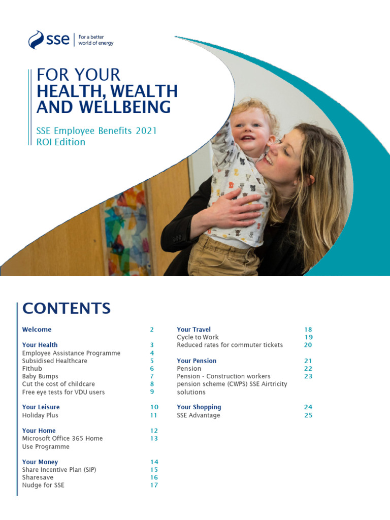 SSE Employee Benefits Overview 2021 | PDF | Pension | Salary