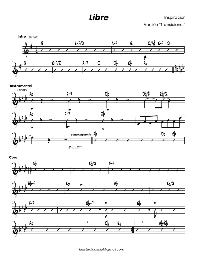 Libre (Transiciones) | PDF