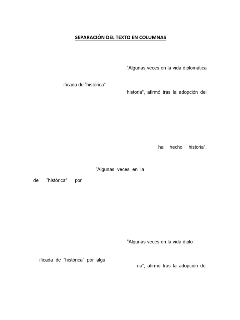 Ejercicio de Columnas | PDF