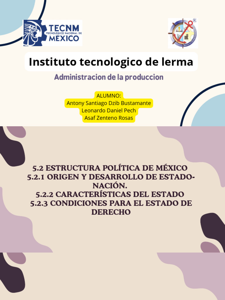 Estructura Política de México: Análisis | PDF | Politica de mexico ...