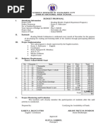 Project Proposal For The Reading Month Celebration | PDF