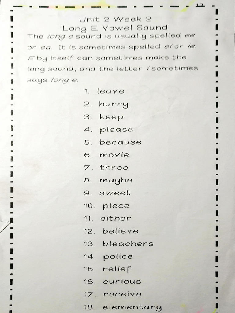 Word Unit 2 Week 2 | PDF