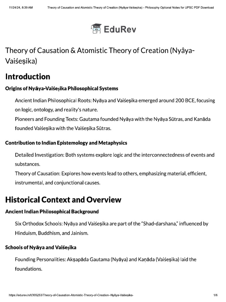 Atomic Theory of Creation | PDF