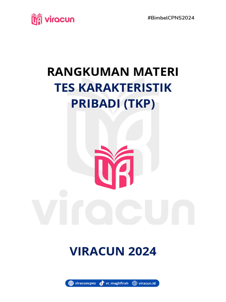 Rangkuman TKP CPNS 2024 - Viracun | PDF