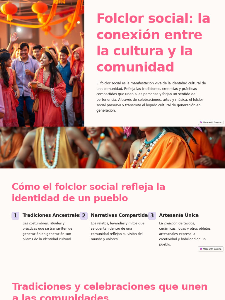 Folclor Social La Conexion Entre La Cultura y La Comunidad | PDF ...