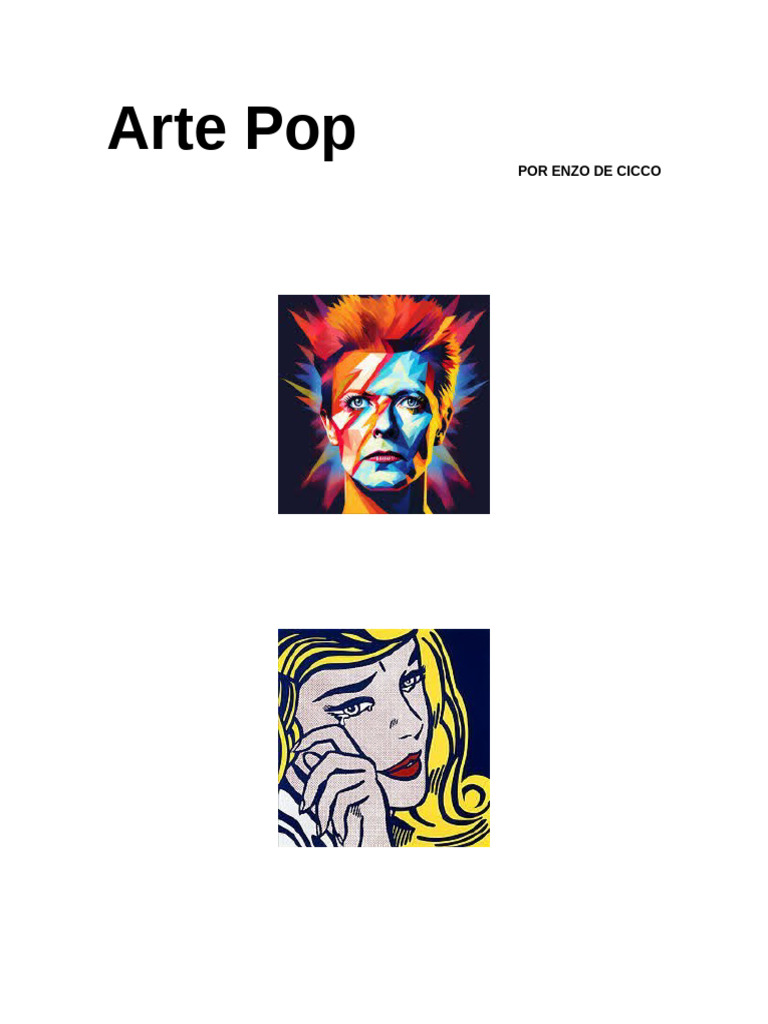 Arte Pop | PDF | Las artes | Movimientos de arte