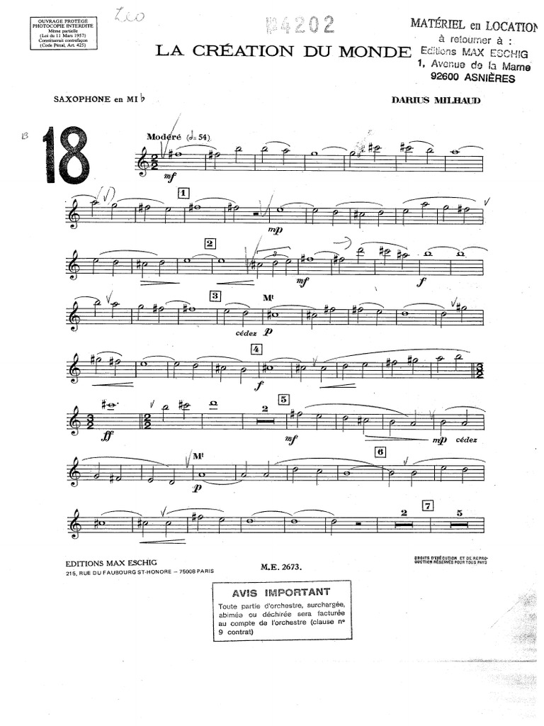 Sax Part | PDF