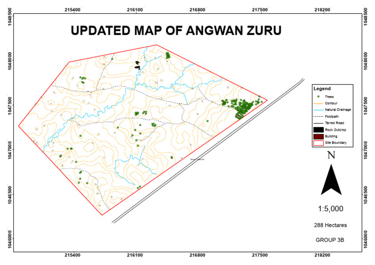 Updated Map of Angwan Zuru | PDF