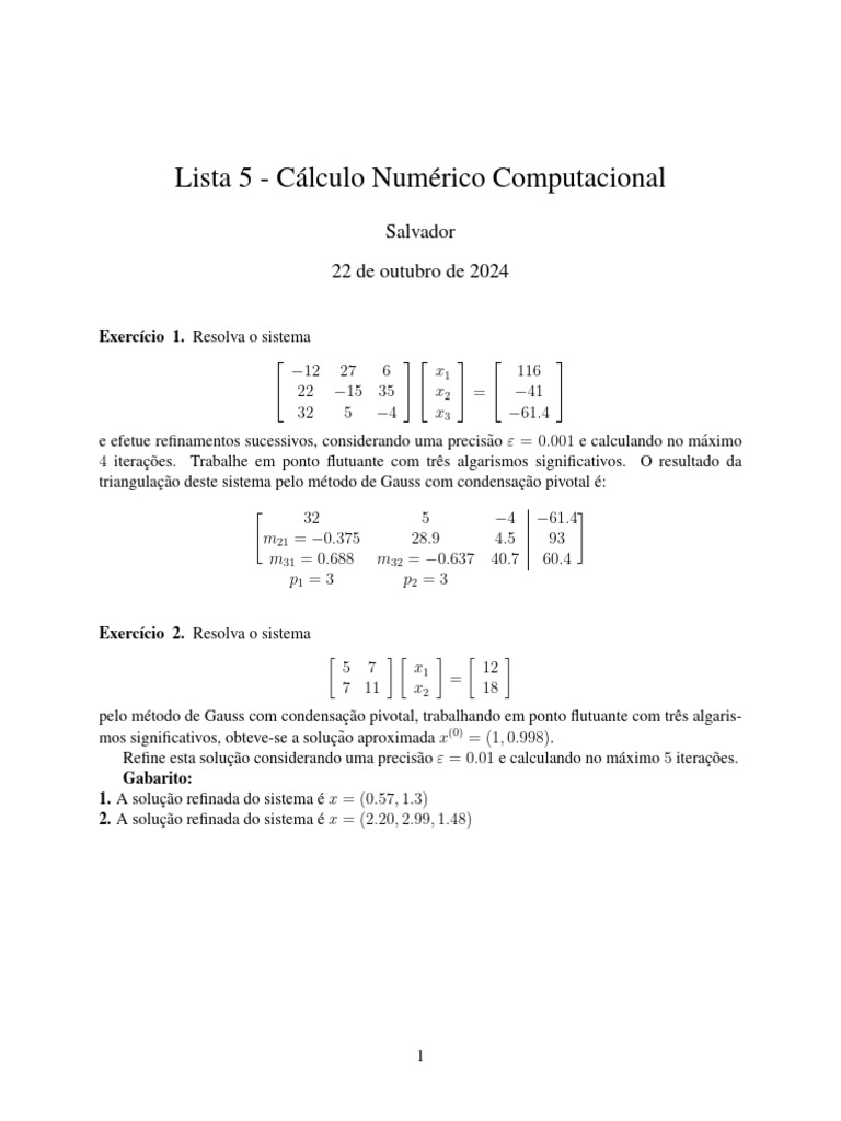 CNC Lista5 | PDF