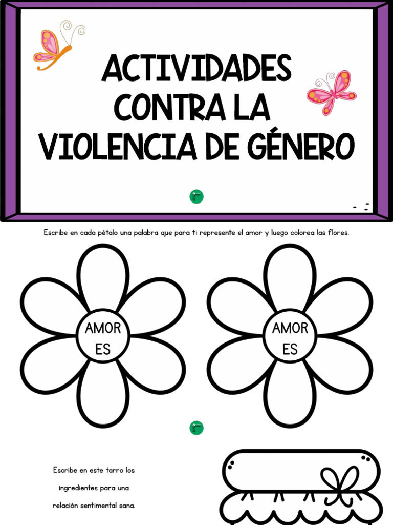 Actividades Dia Contra Violencia Mujer | PDF