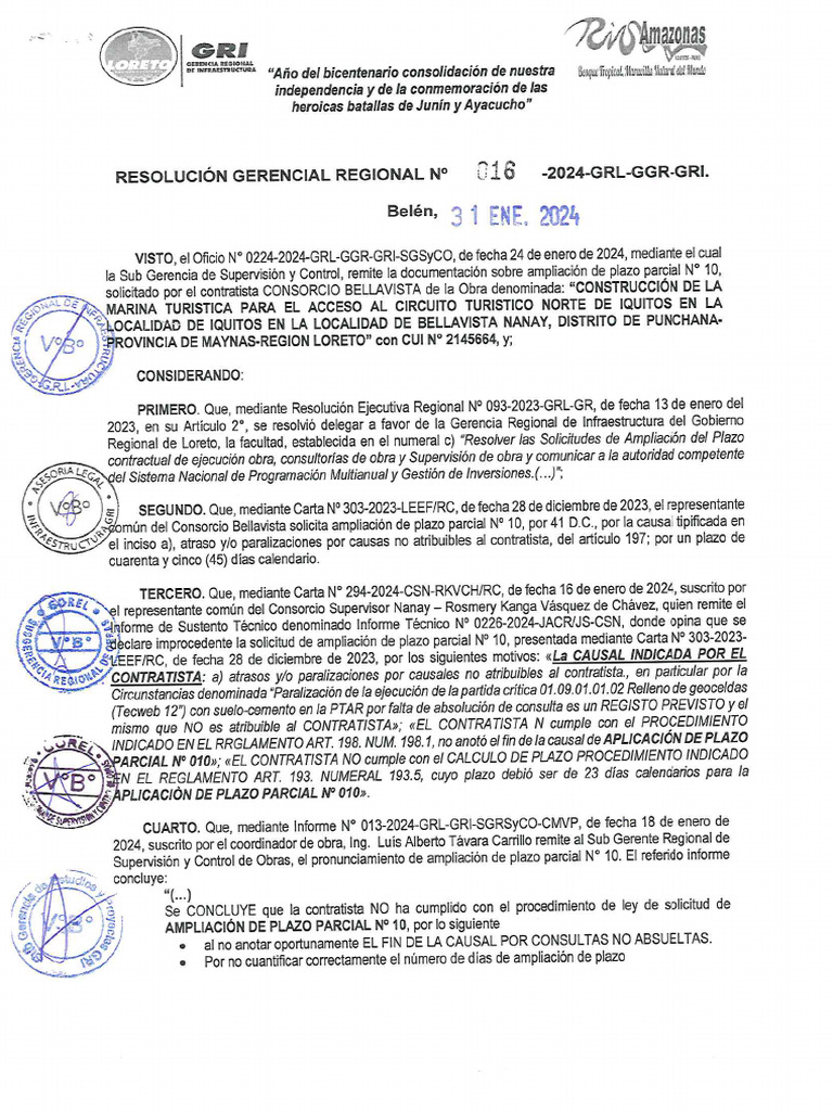 RGR Nº016-2024-Grl-Ggr-Gri | PDF