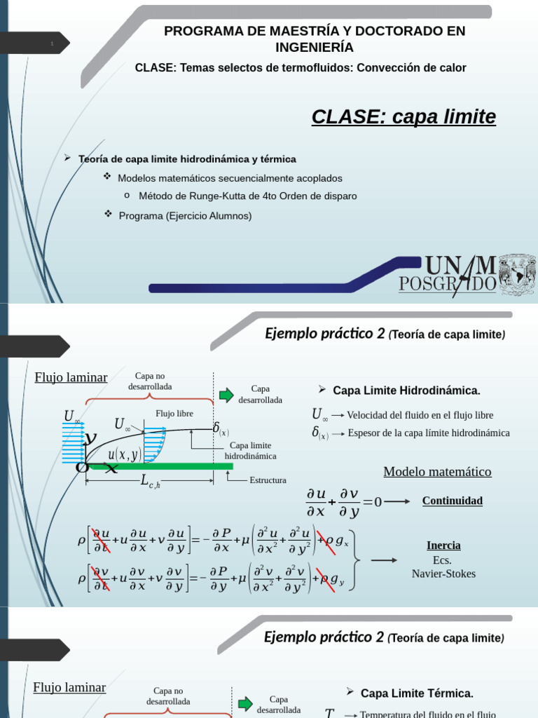 Análisis de Capas Límite en Termofluidos | PDF | Capa límite | Dinámica ...