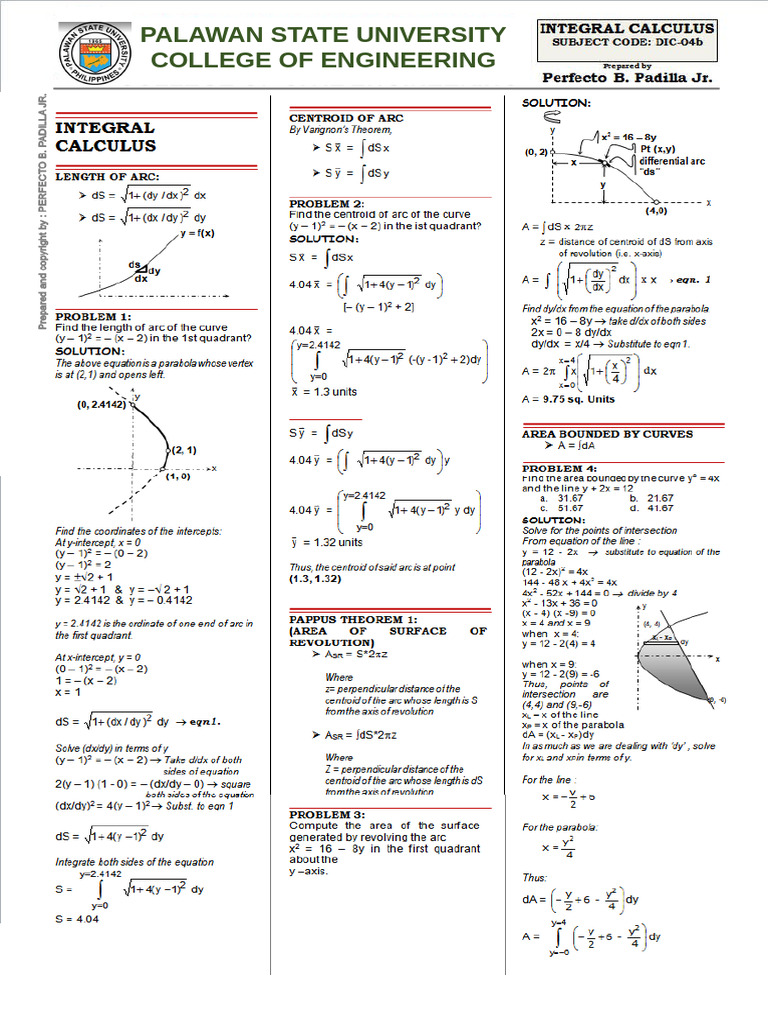 Module 4B INTEGRAL CALCULUS | PDF