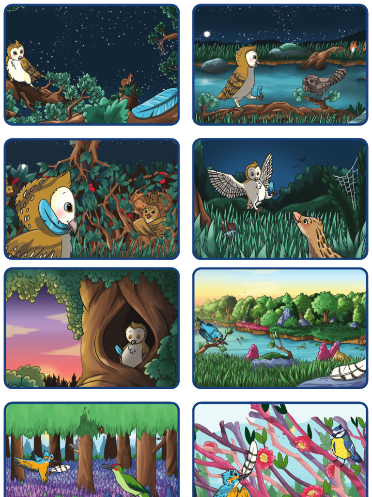 T e 2549465 A Tale of Two Feathers Story Sequencing Cards Ver 1 | PDF