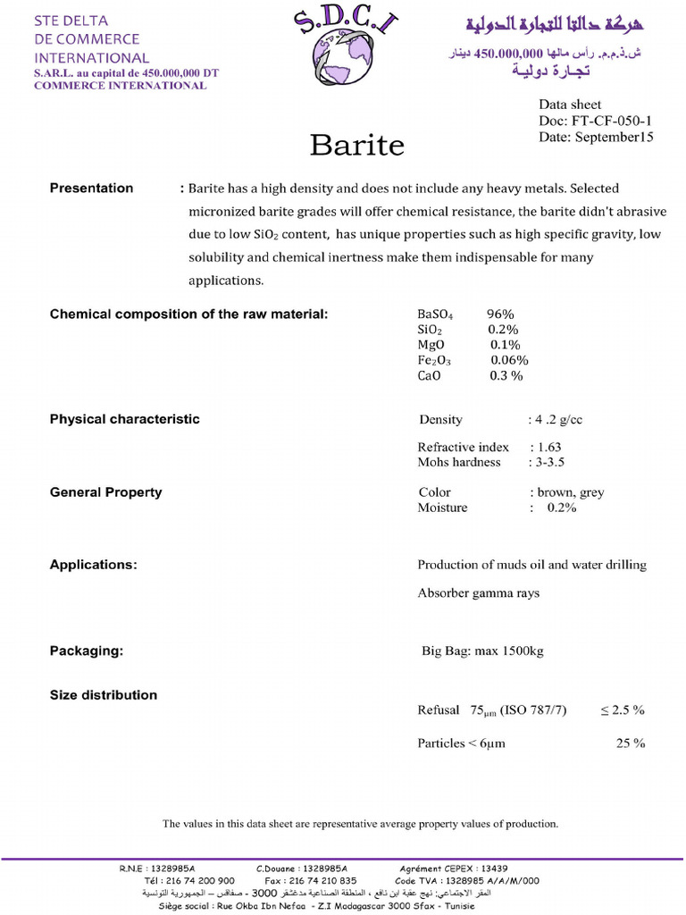 Barite | PDF
