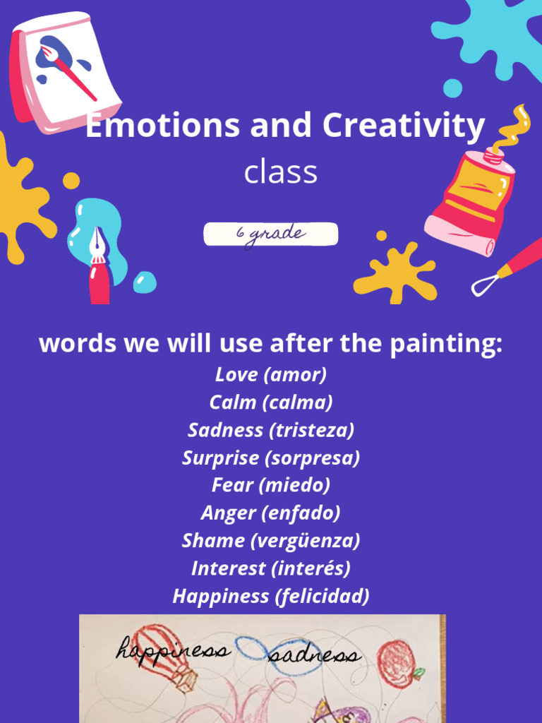 Emotions and Creativity Class | PDF