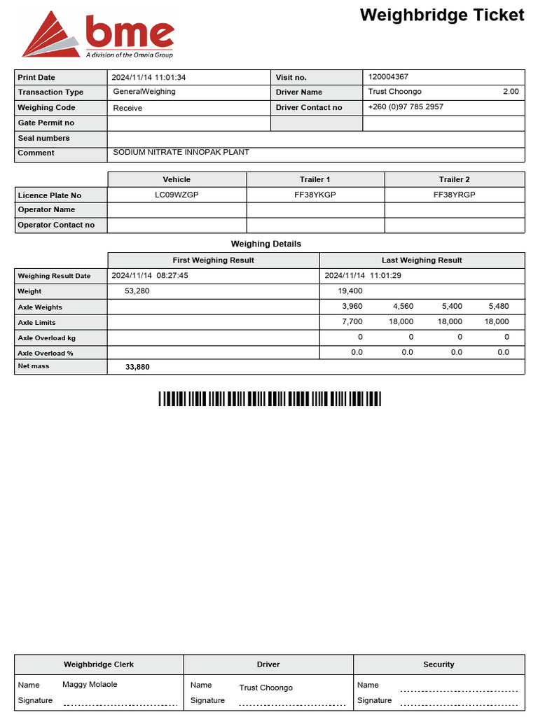 Sodium Nitrate Innopak Plant | PDF