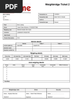 Weightbridge Slip Excel | PDF