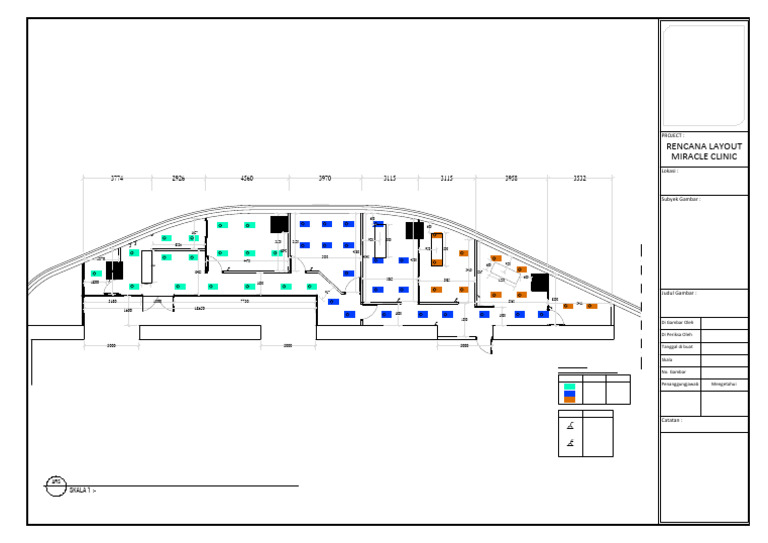 Rencana Layout Titik Lampu & Saklar | PDF