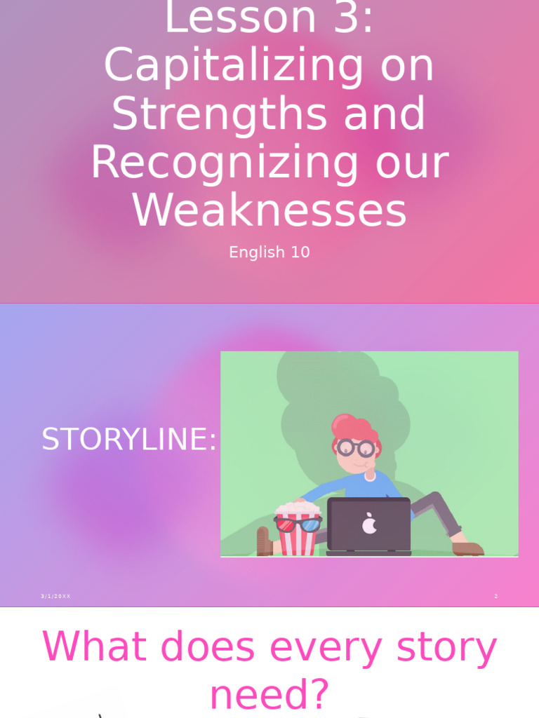 Capitalizing On Strengths and Recognizing Our Weaknesses | PDF | Plot ...