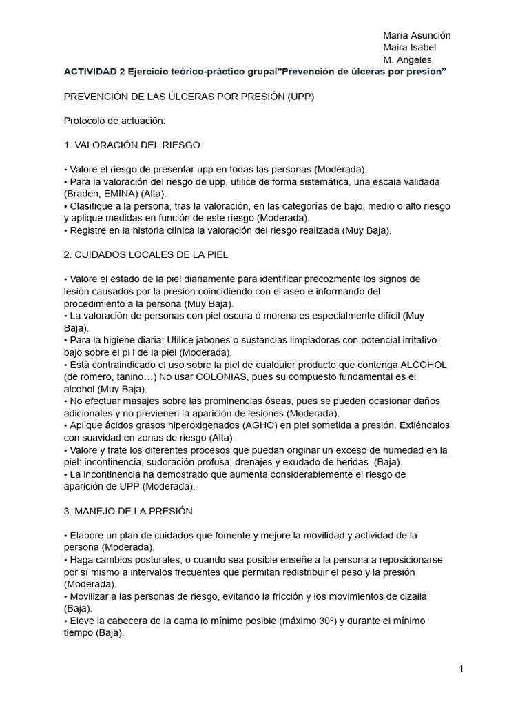 Act 2 Grupal Úlceras | PDF | Piel | Especialidades Medicas