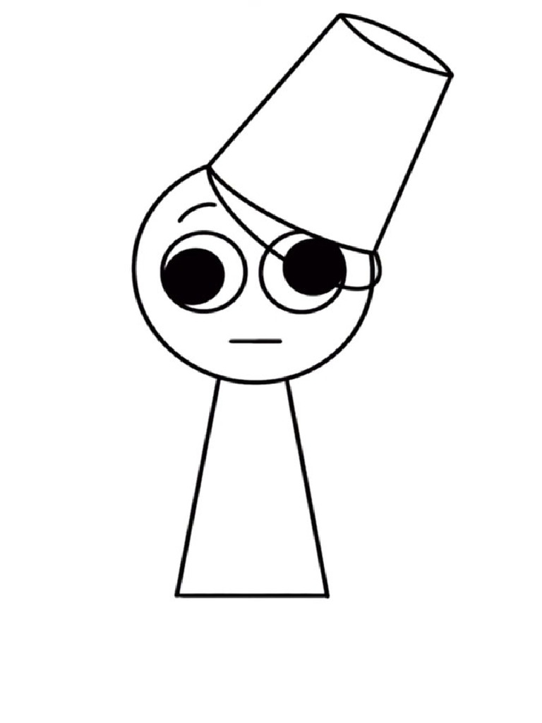 Incredibox Sprunki Brud Coloring Page - Funny Coloring Pages | PDF