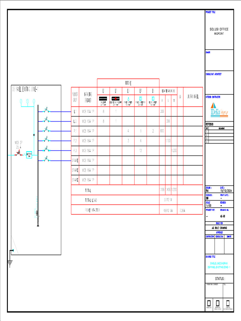 8.single Line Diagram Panel | PDF