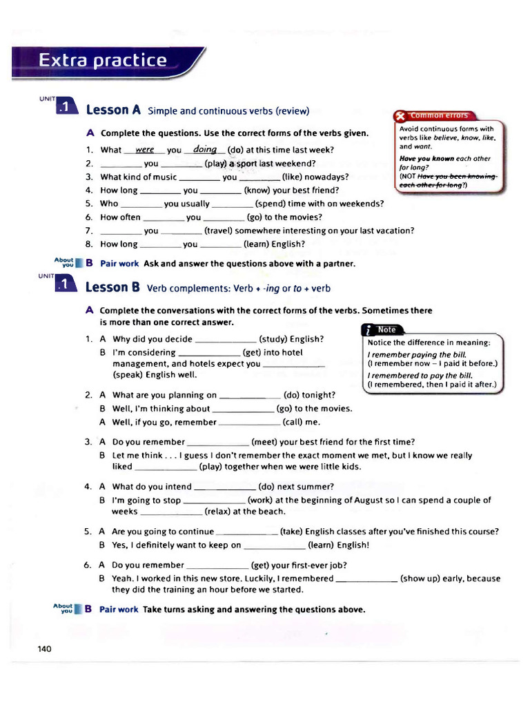 Final Practice Units 1-4 Touchstone 4 | PDF