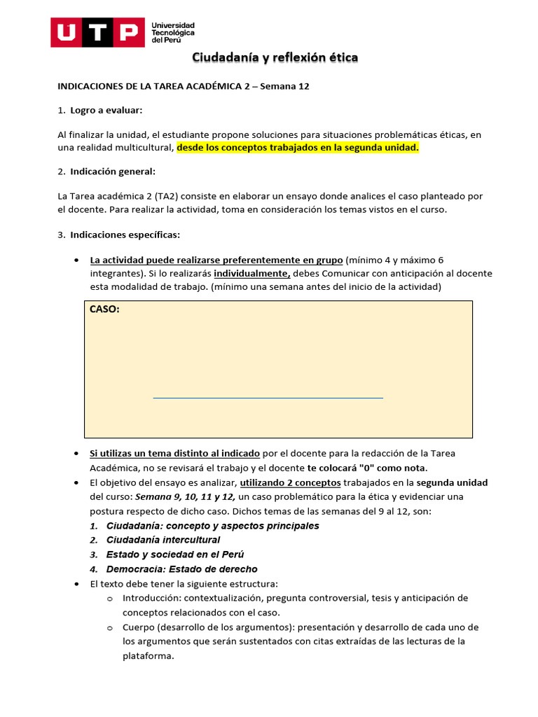 Consigna TA2 | PDF | Ensayos