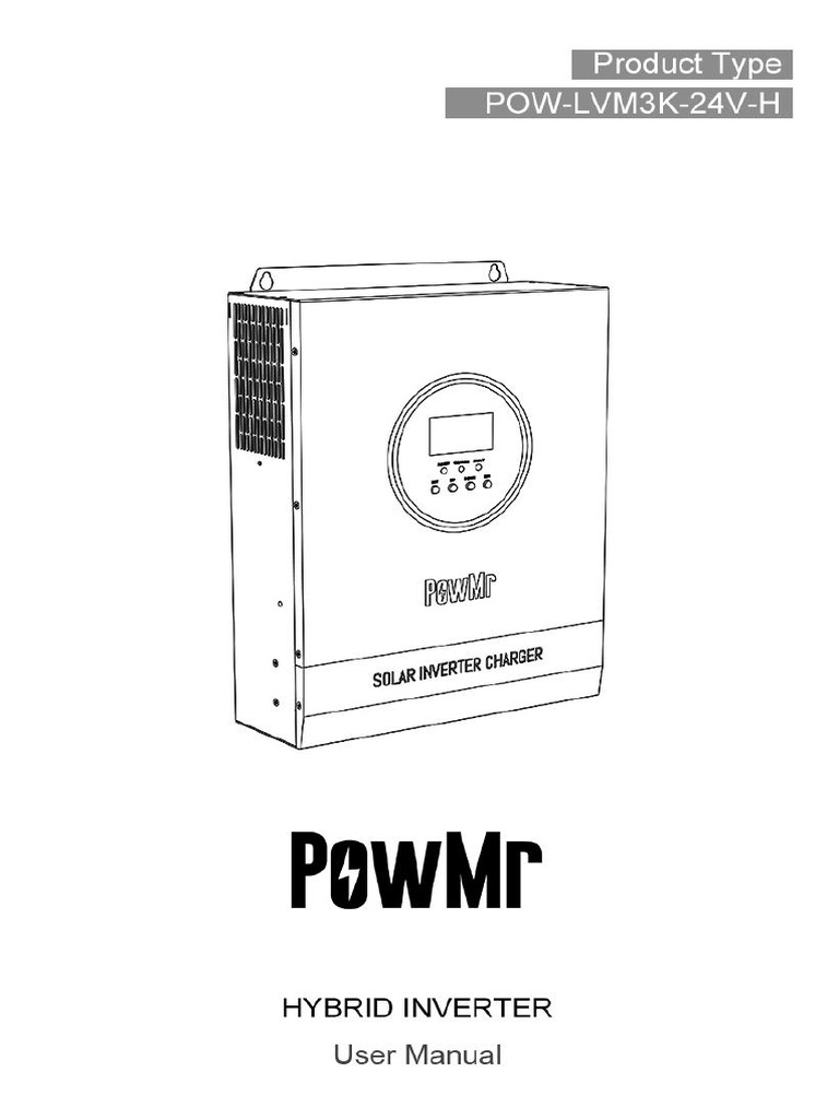 Ficha Tecnica Pow-Lvm3k-24v-H | PDF | Power Supply | Battery Charger