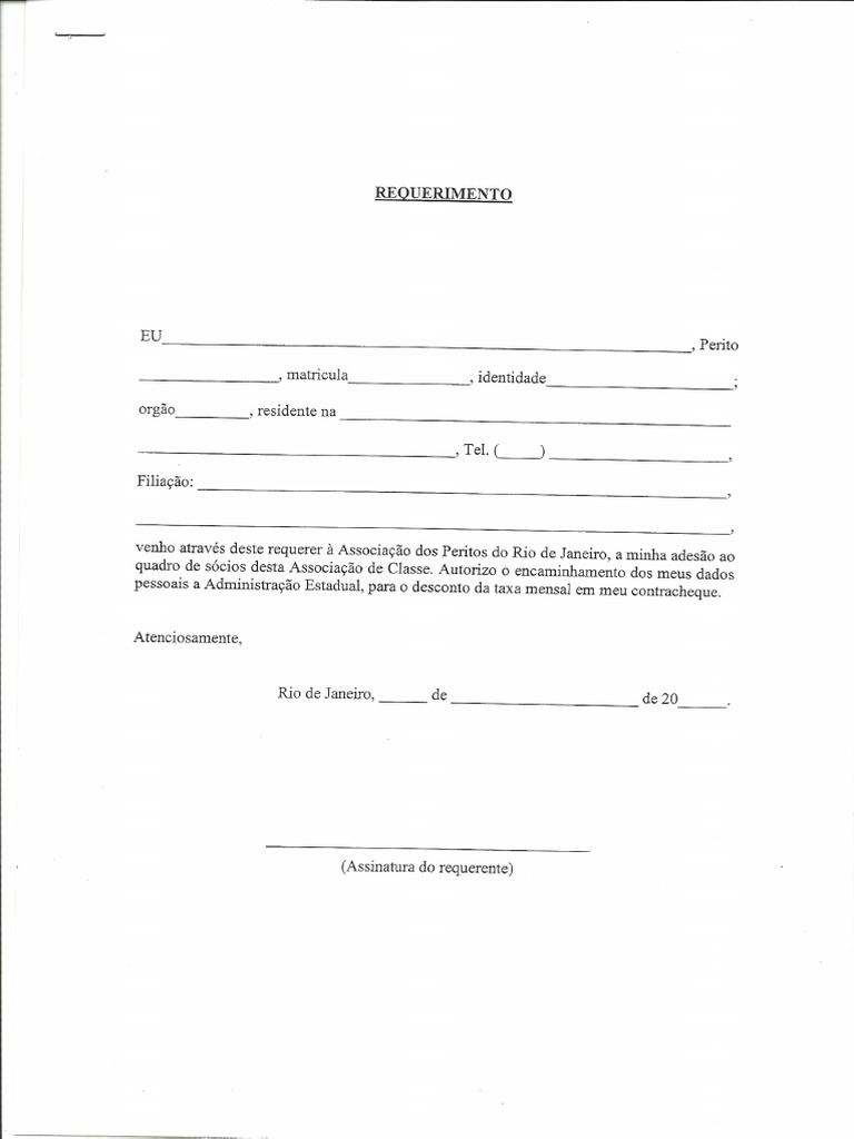 Requerimento 1 | PDF