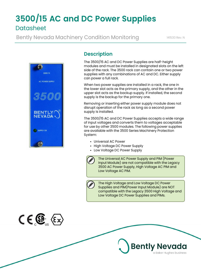 D-Agent - 1 - Work-213-S-Upload-3500-15 AC and DC Power Supplies ...