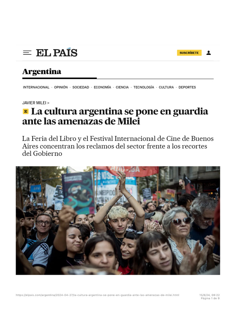 Cultura argentina en resistencia | PDF | Buenos Aires | Economias
