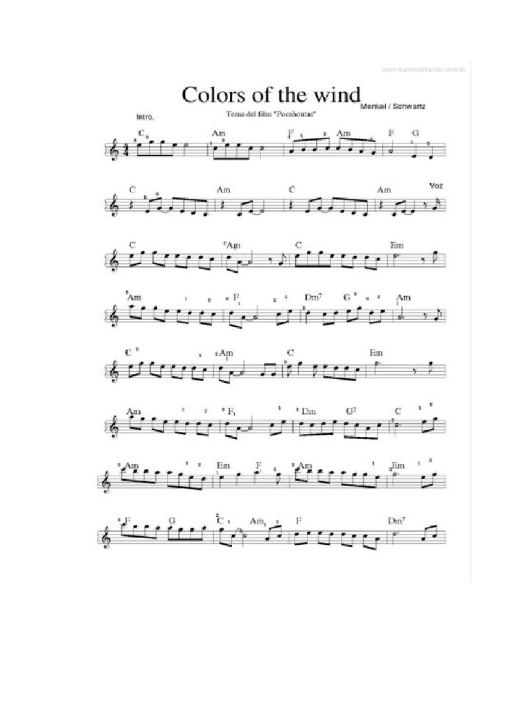 Colors of The Wind | PDF