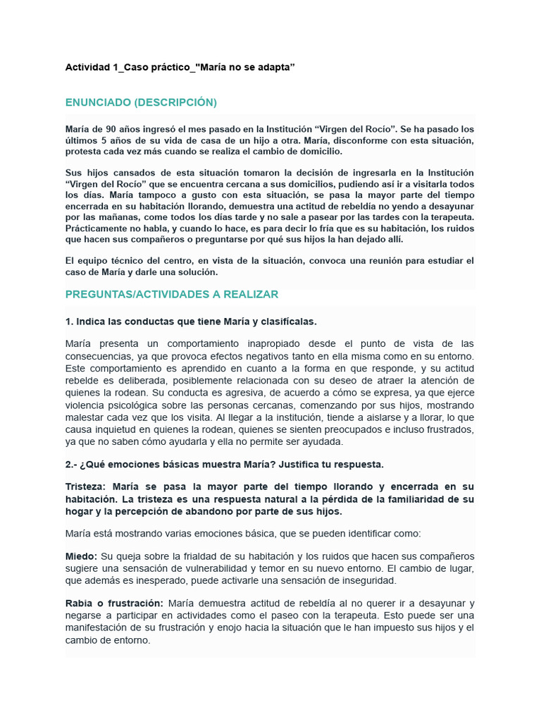 Ud2 Act.1 | PDF | Las emociones | Comportamiento