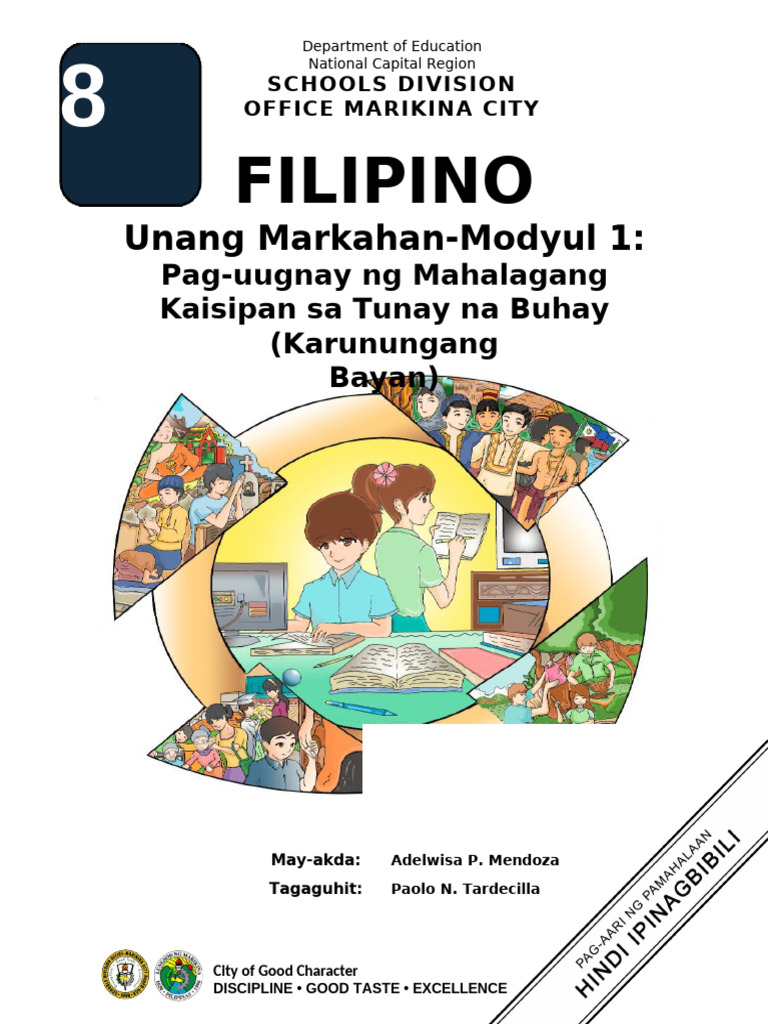 NCR Final Filipino8 Q1 M1 | PDF
