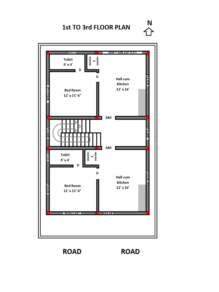 1st - 3rd Floor Plan | PDF
