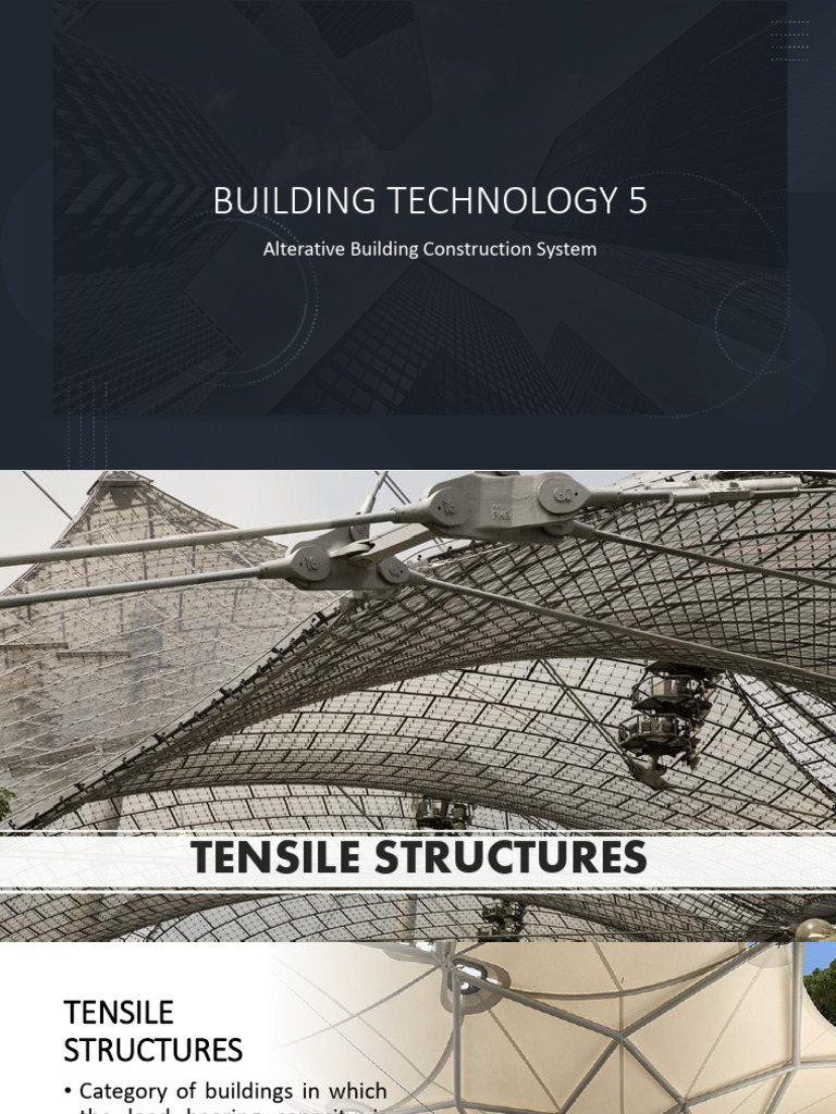 Tensile Structures | PDF | Truss | Stress (Mechanics)